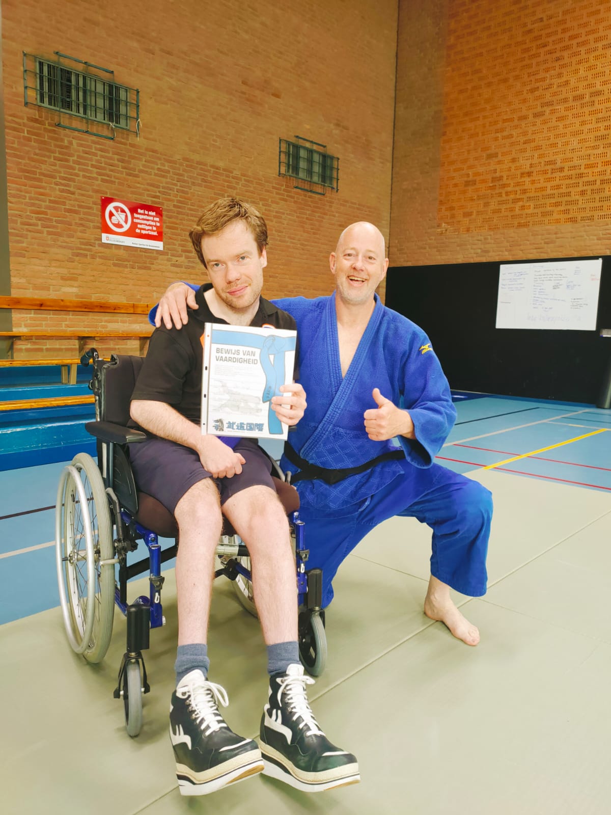 Huldiging Joost - Vereniging Aangepast Sporten Haaksbergen